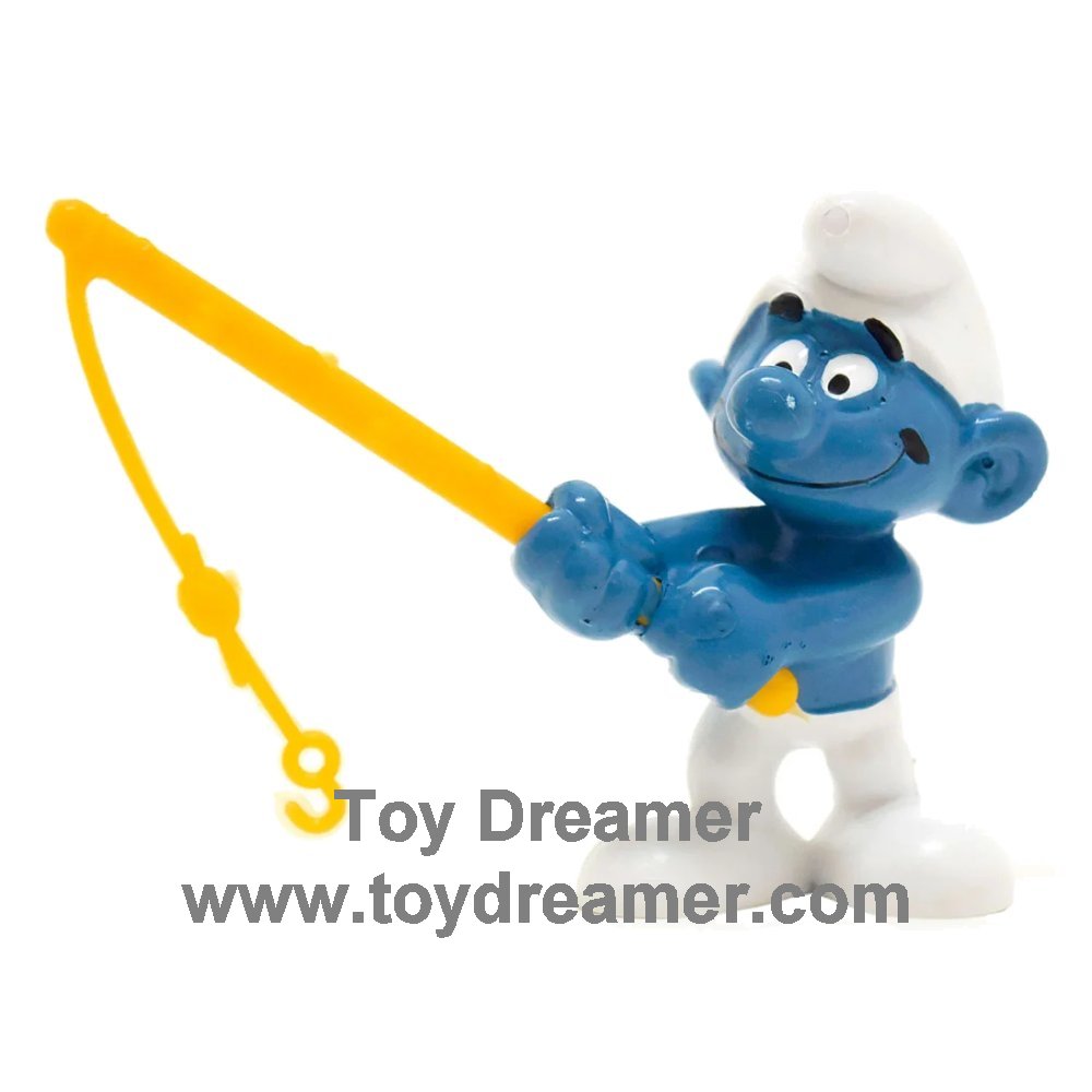 20101 Angler Smurf Yellow Rod Schleich Smurfs Figurine – Toy Dreamer