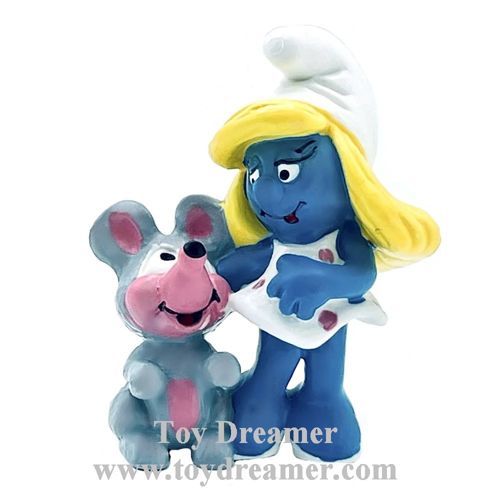 Smurf 20410 Smurfette with Mouse Schleich Smurfs Figurine – Toy Dreamer