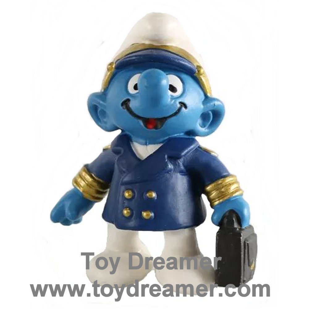 20470 Aircraft Captain Smurf Schleich Smurfs Figurine – Toy Dreamer