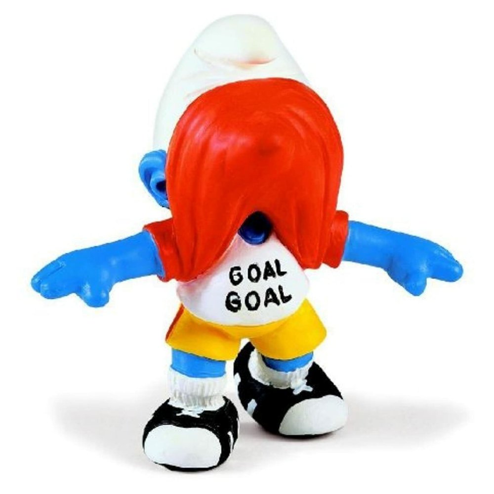 20528 Smurfs Football Goal-Getter Smurf schleich figure – Toy Dreamer
