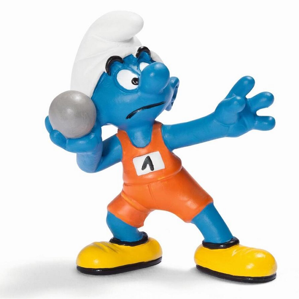 20742 Olympic Shotput Smurf Schleich Smurfs Figurine – Toy Dreamer