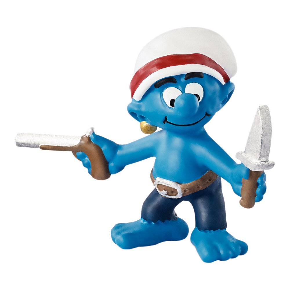 20767 Buccaneer Pirate Smurf Schleich Smurfs Figurine – Toy Dreamer