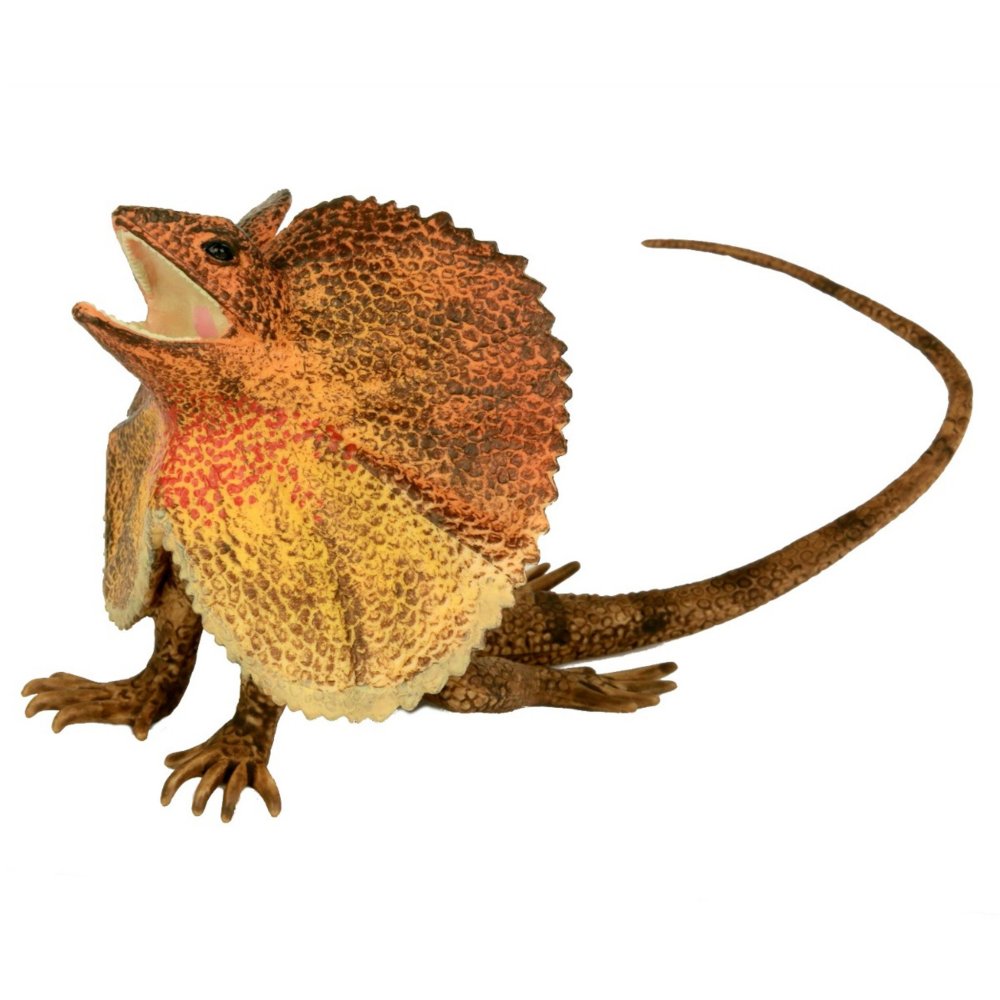 Australian Animals Reptiles Frilled Lizard Toy Figure – Toy Dreamer