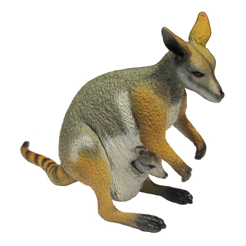 Australian Animal Rock Wallaby Toy Figurine – Toy Dreamer