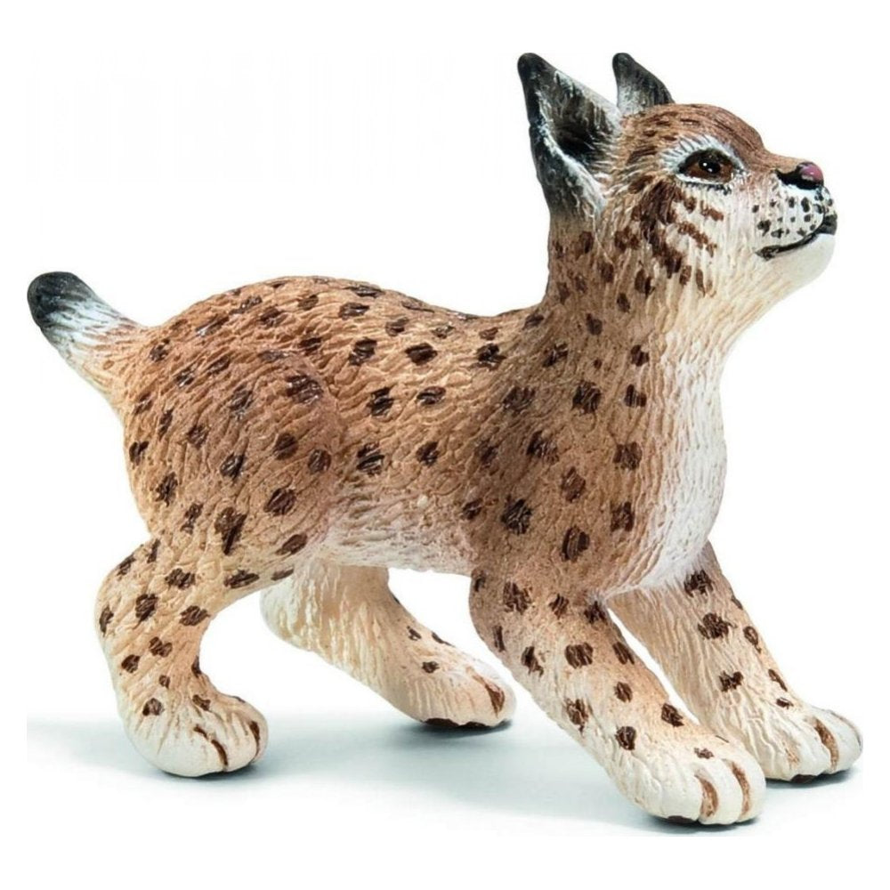 Schleich 14628 Lynx Cub retired rare wild life figurine figure replica ...