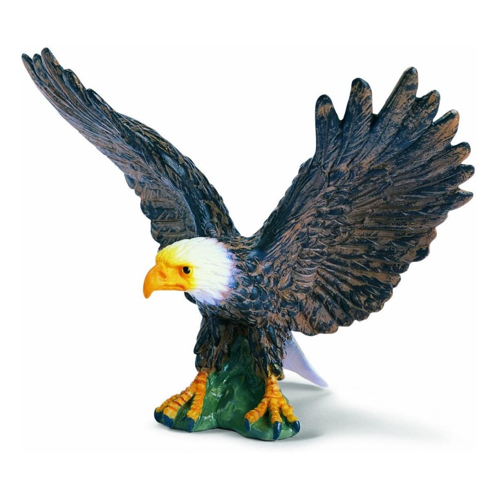 Schleich 16707 Bald Eagle Spread Wings retired wild life bird – Toy Dreamer