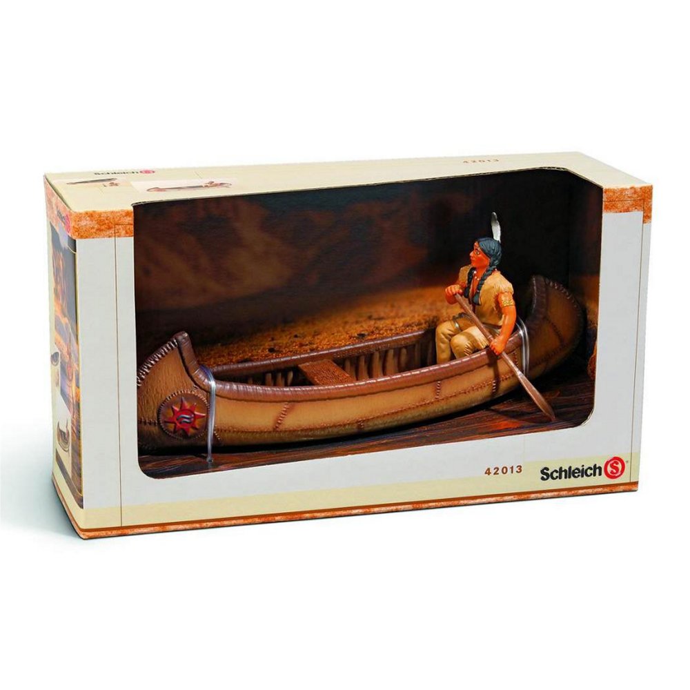 Schleich 42013 Sioux Canoe american frontier wild west – Toy Dreamer