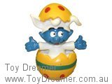 Smurf 20511 Baby Smurf in Yellow Easter Egg Schleich Smurfs Figurine ...