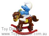 Smurf 40221 Smurf on Rocking Horse (Boxed) Schleich Smurfs Figurine ...